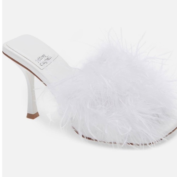 Jeffrey Campbell | Shoes | Jeffrey Campbell Feather Chauffeur Slide ...